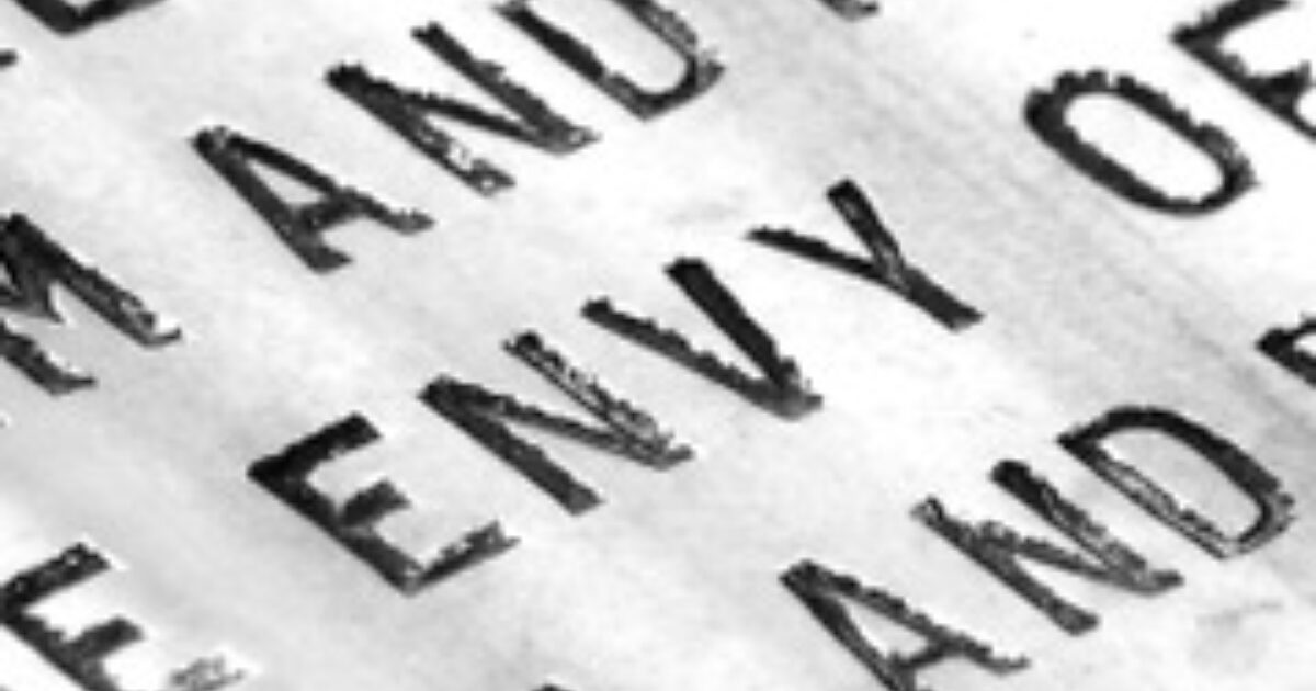 The Root of All Envy | Theology of Work